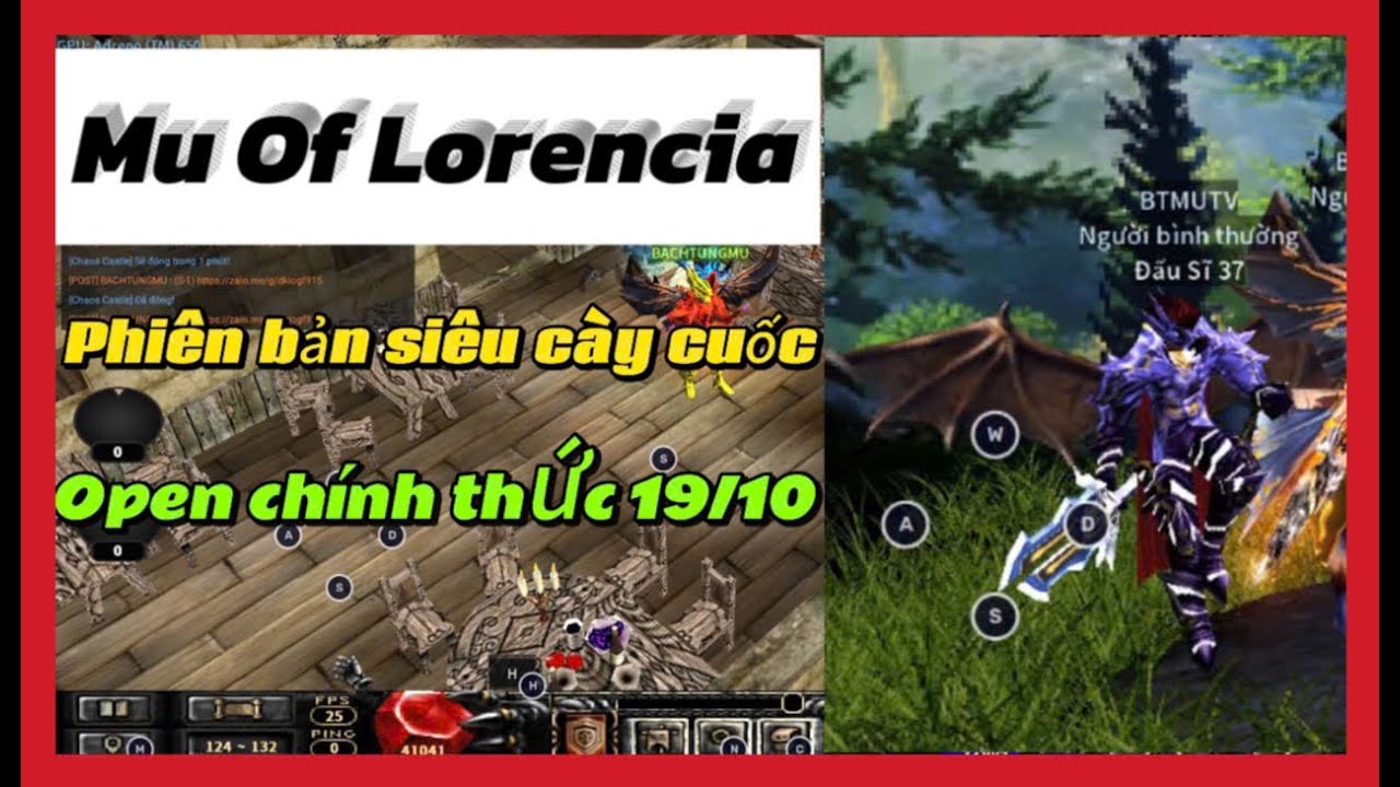 MU Of Lorencia | Phiên bản siêu cày cuốc open chính thức 19/10 - YouTube