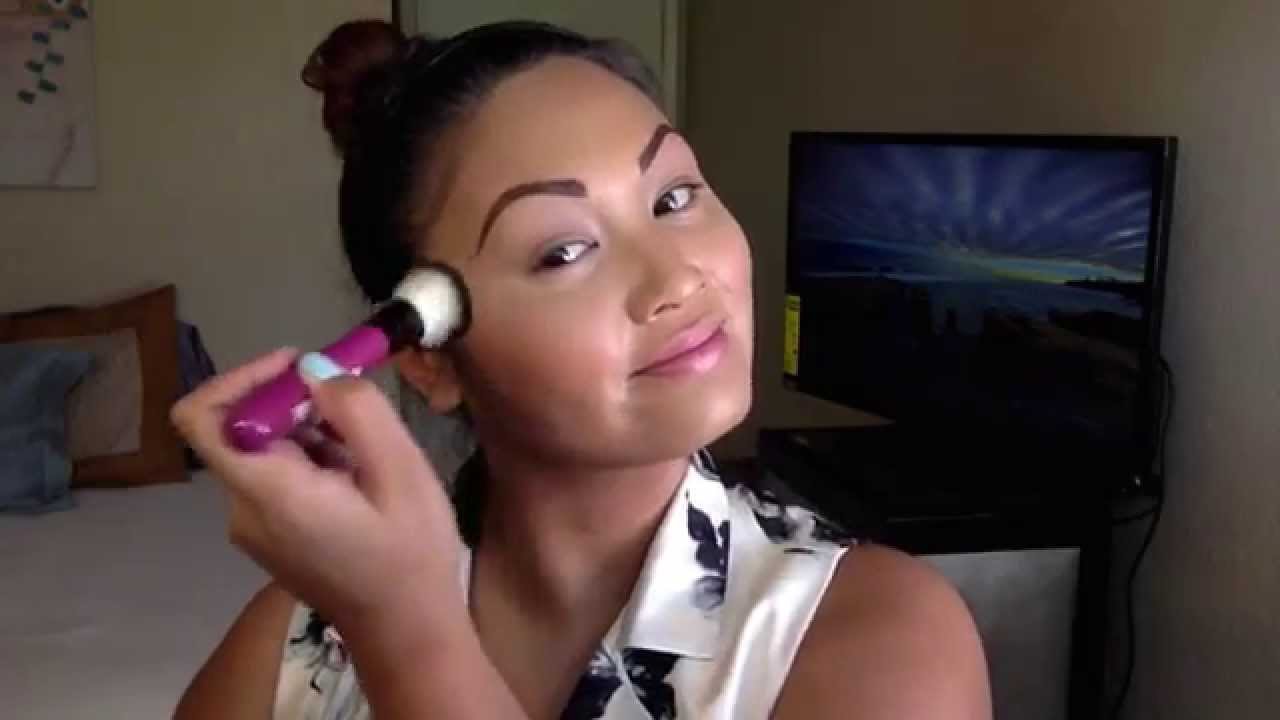 Semi Dramatic Makeup Look | RED Lips - YouTube