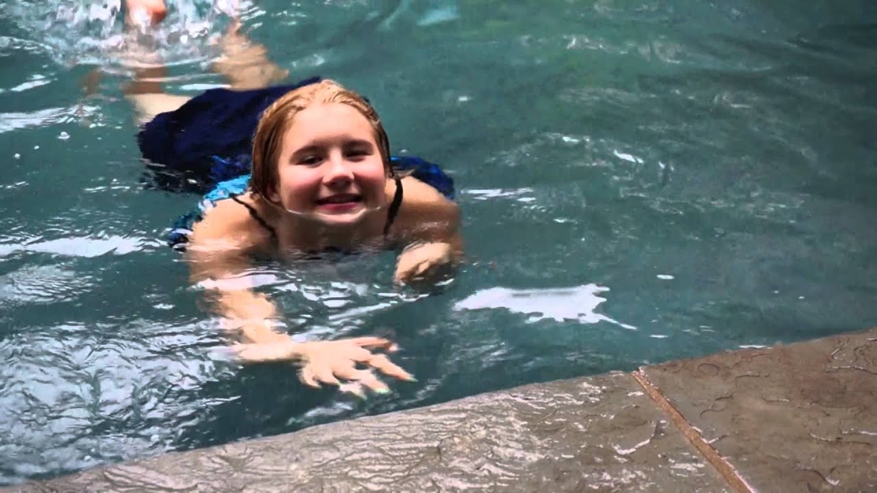 Audrey Pool Video With Ginger - YouTube
