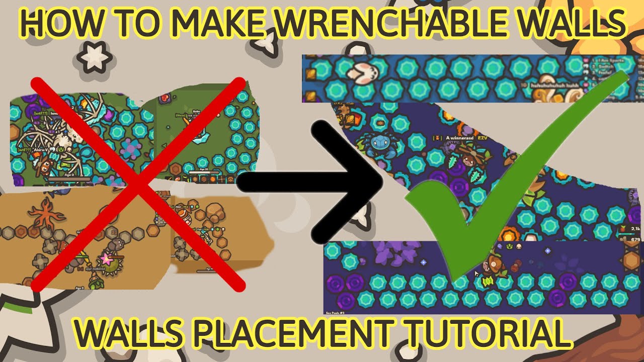 [TAMING.IO] THE PERFECT WALLS TUTORIAL (Square base) - YouTube