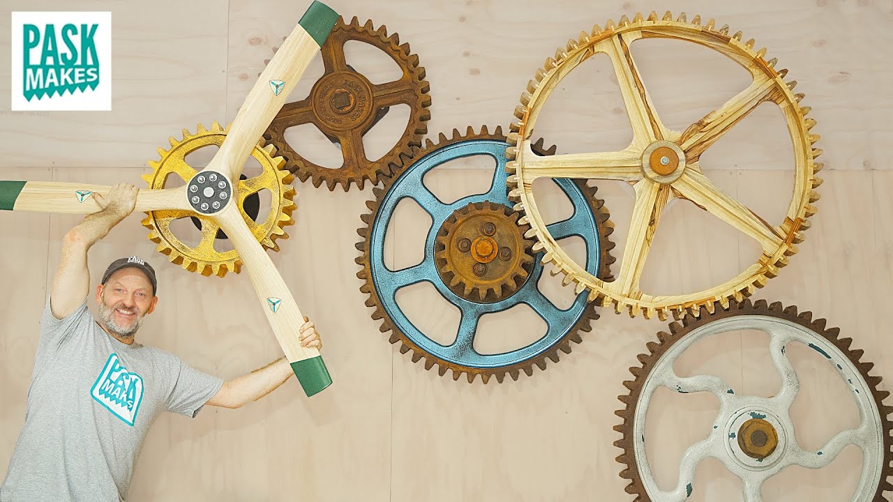 Connecting Homemade Gears - Can they Spin the Propeller? - YouTube