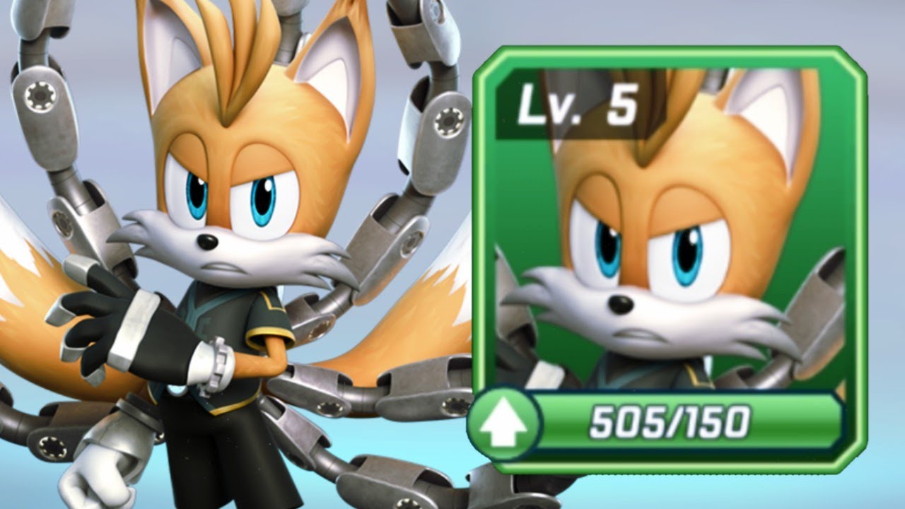 LEVEL 5 Tails Nine Gameplay | Sonic Forces: Speed Battle - YouTube