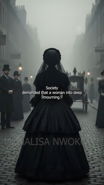 The Black Veil Brides of Mourning: In Victorian England, widows wore ...