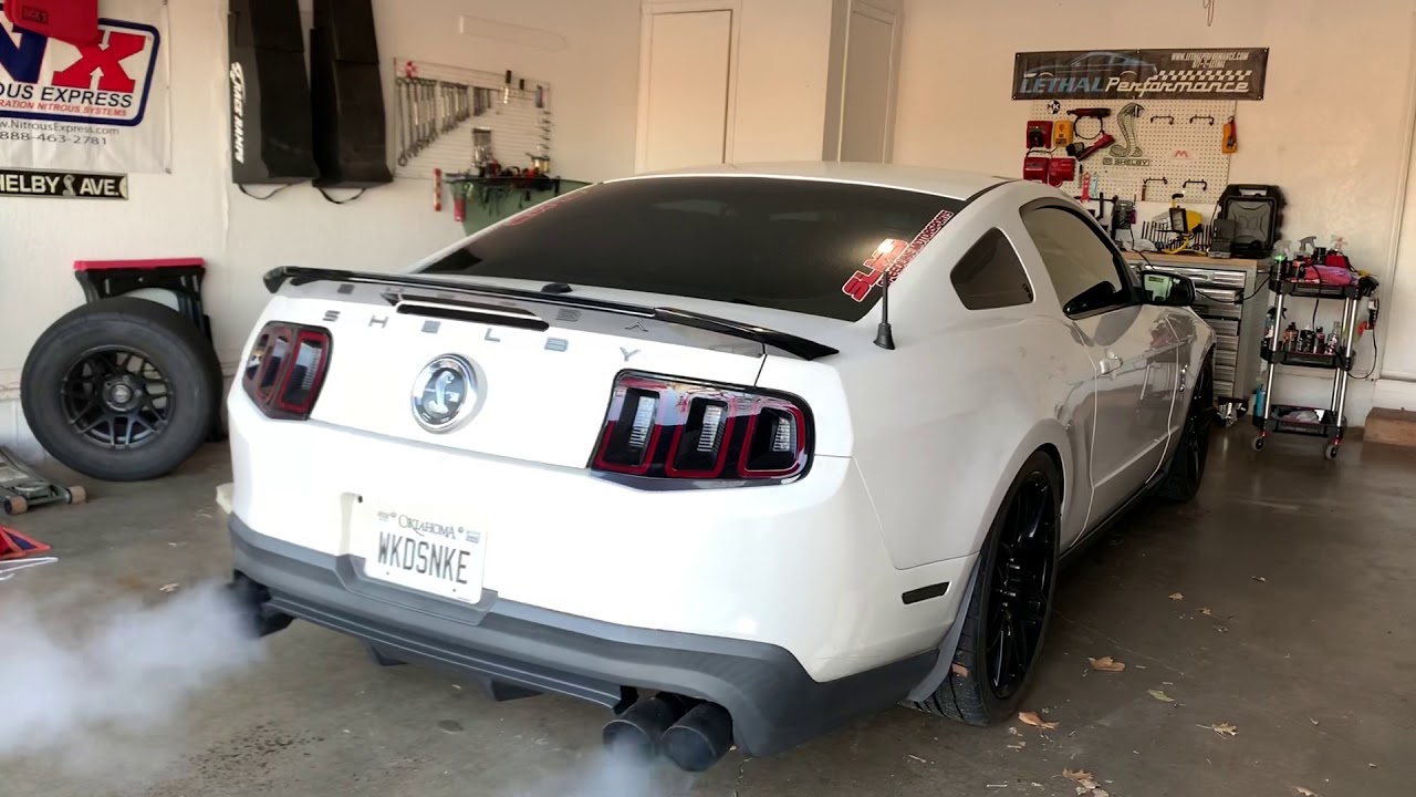 SPINTECH SUPER PRO STREET 9000XL ON 1150RWHP SHELBY GT500 - YouTube