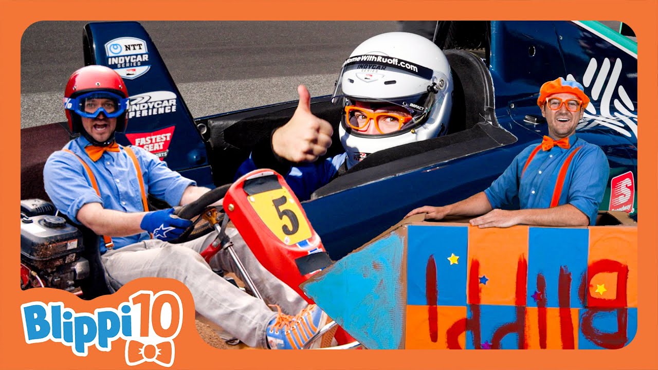 Blippi's Top 10 Vehicles - Racecars and Rockets! | Blippi - Sports ...