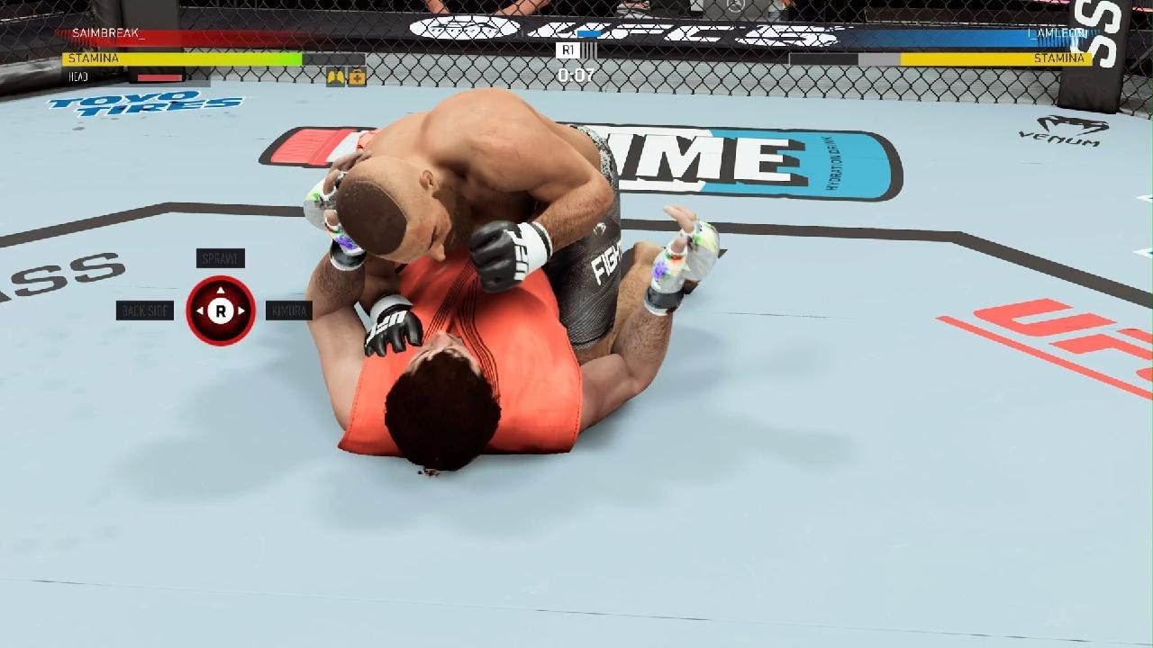 UFC Online Career MOST DRAMATIC FIGHT - YouTube