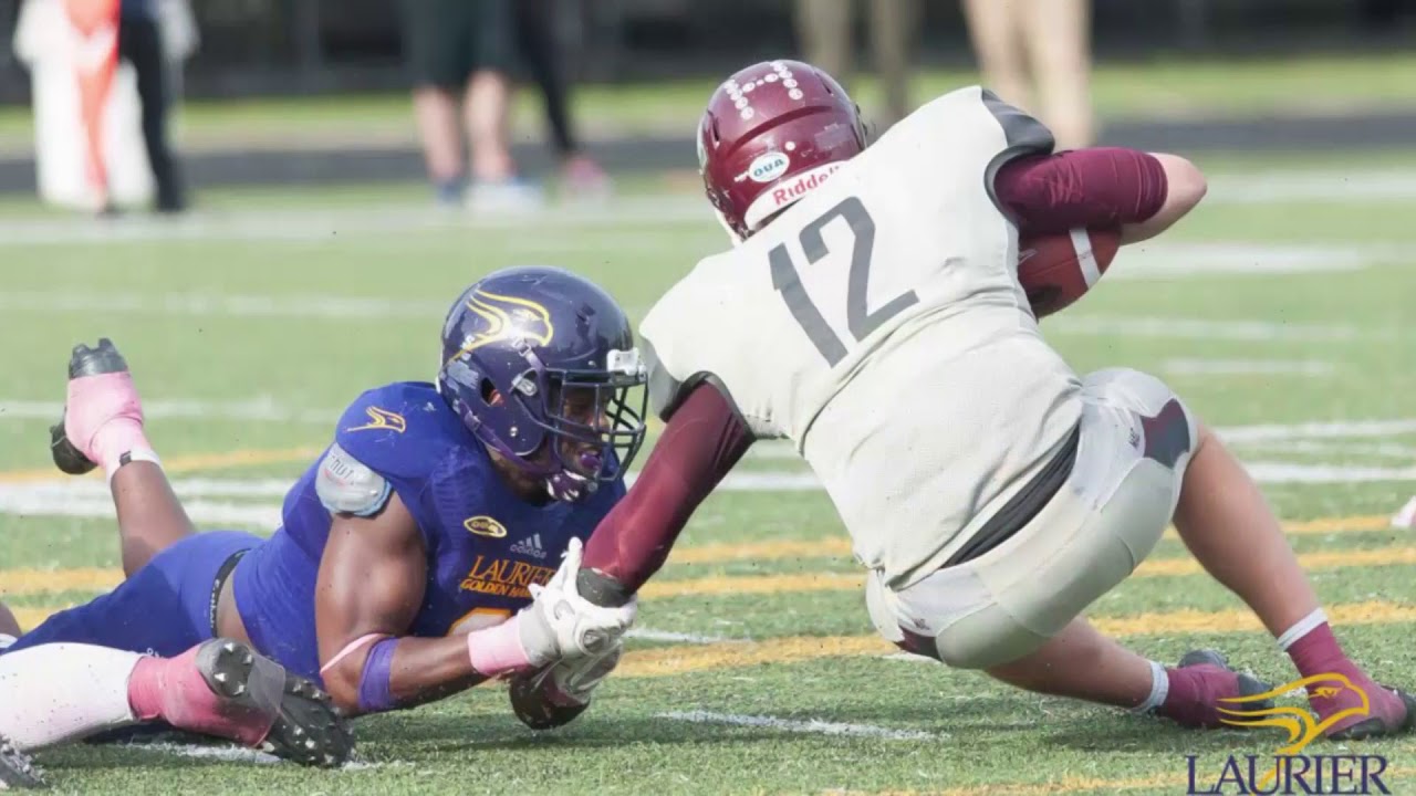 Robbie Smith 2017 Laurier Football Junior Highlights - YouTube