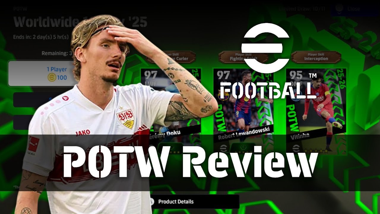 eFootball POTW Pack Review 21/11/2025 - YouTube