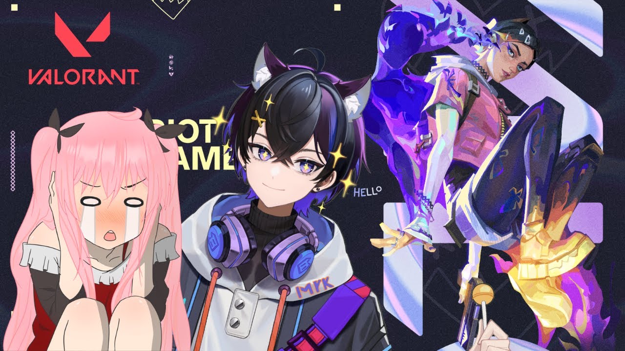 【Valorant】 I lost my skills... | Playing with Shuuma! He'll carry~ | En ...