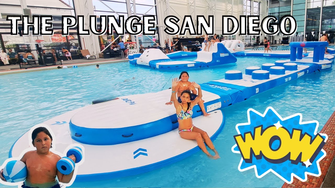THE BEST inflatable obstacle course ON WATER in San Diego! | The Plunge ...
