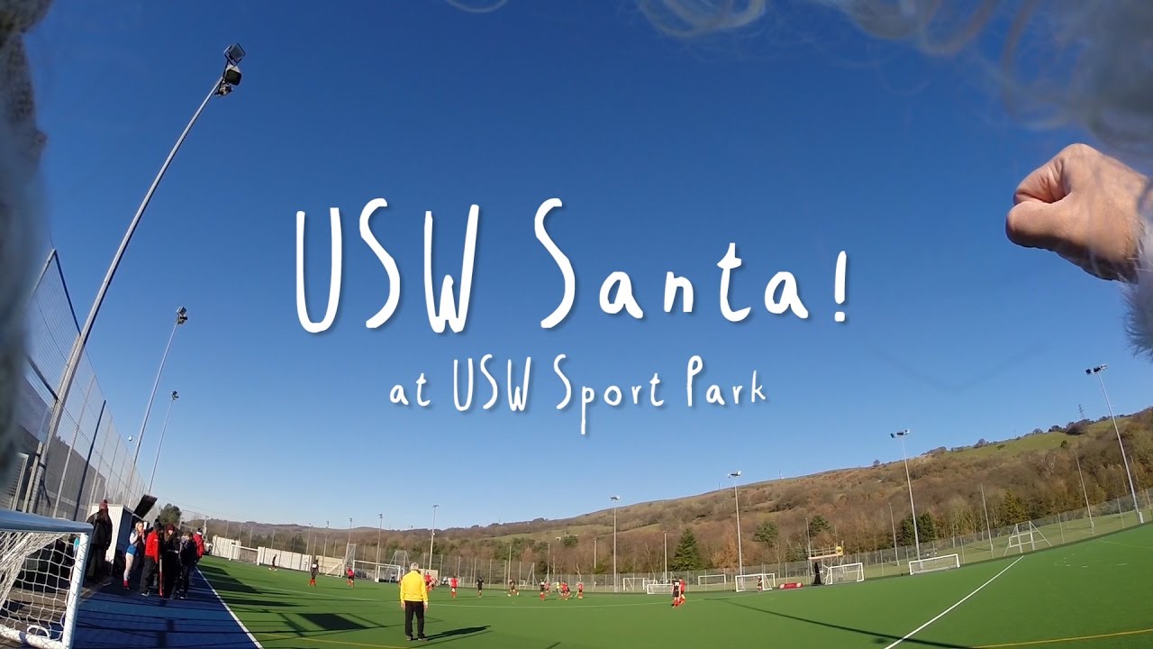USW Santa at USW Sport Park! - YouTube