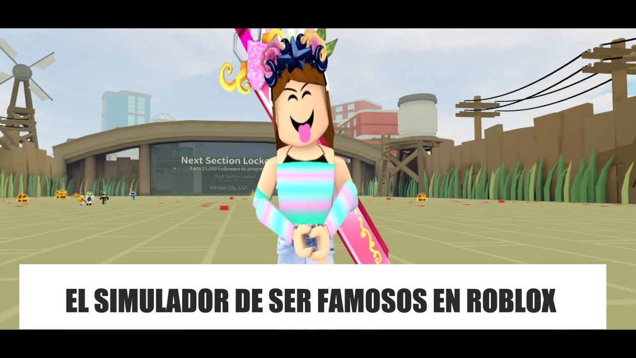 EL JUEGO DE SER FAMOSOS EN ROBLOX // FAME SIMULATOR - YouTube