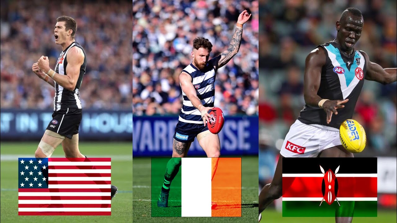 BEST AFL PLAYERS FROM DIFFERENT COUNTRIES - YouTube