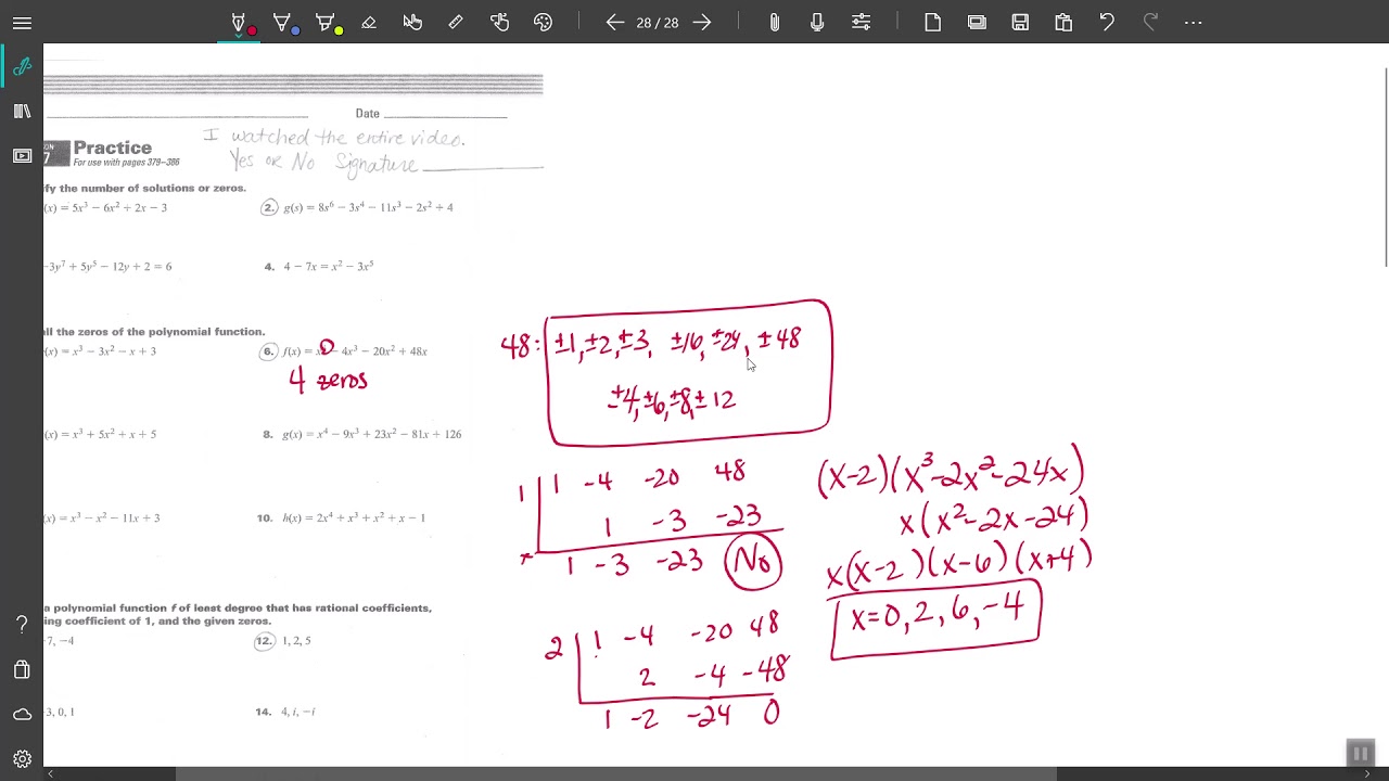 Lesson 5.7 Algebra 2 - YouTube