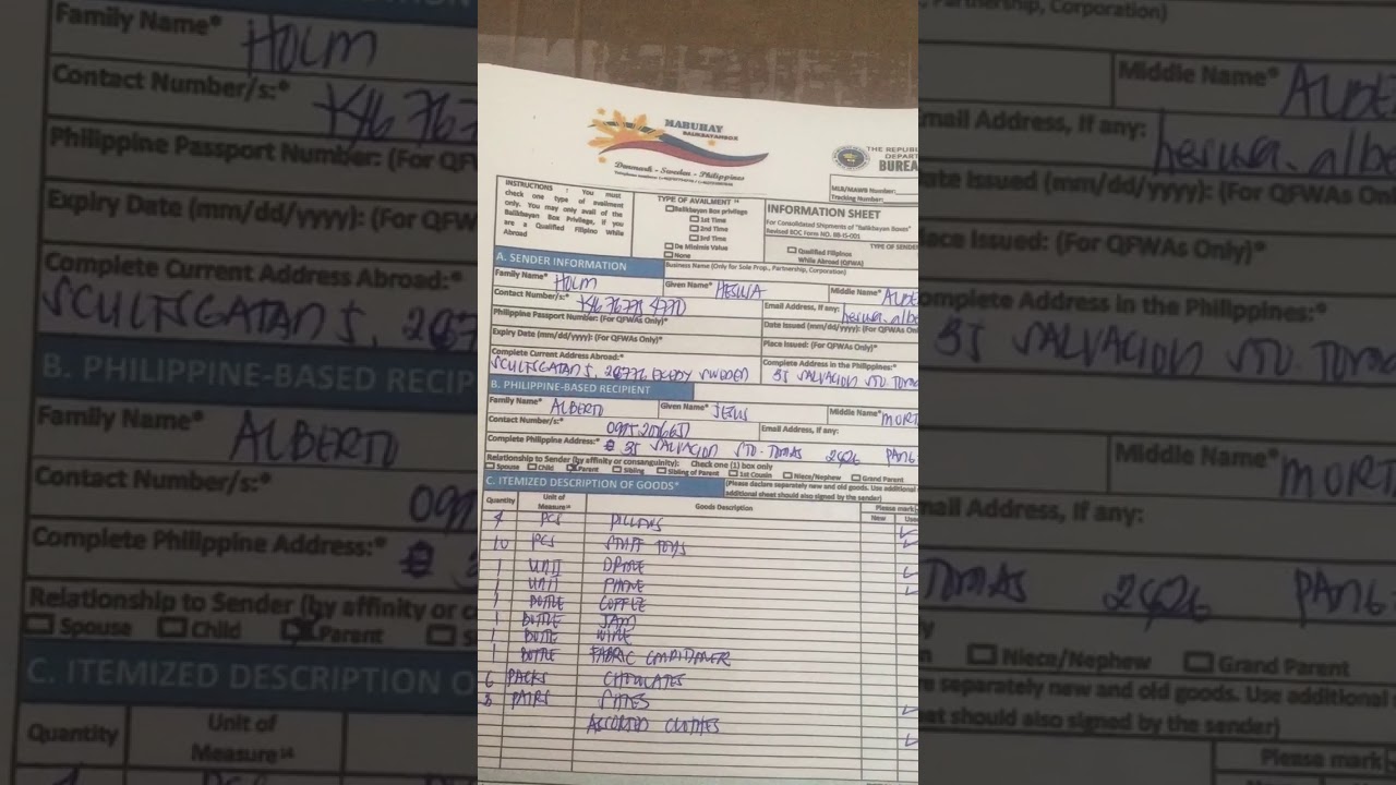 BOC sheets/How to fill out - YouTube