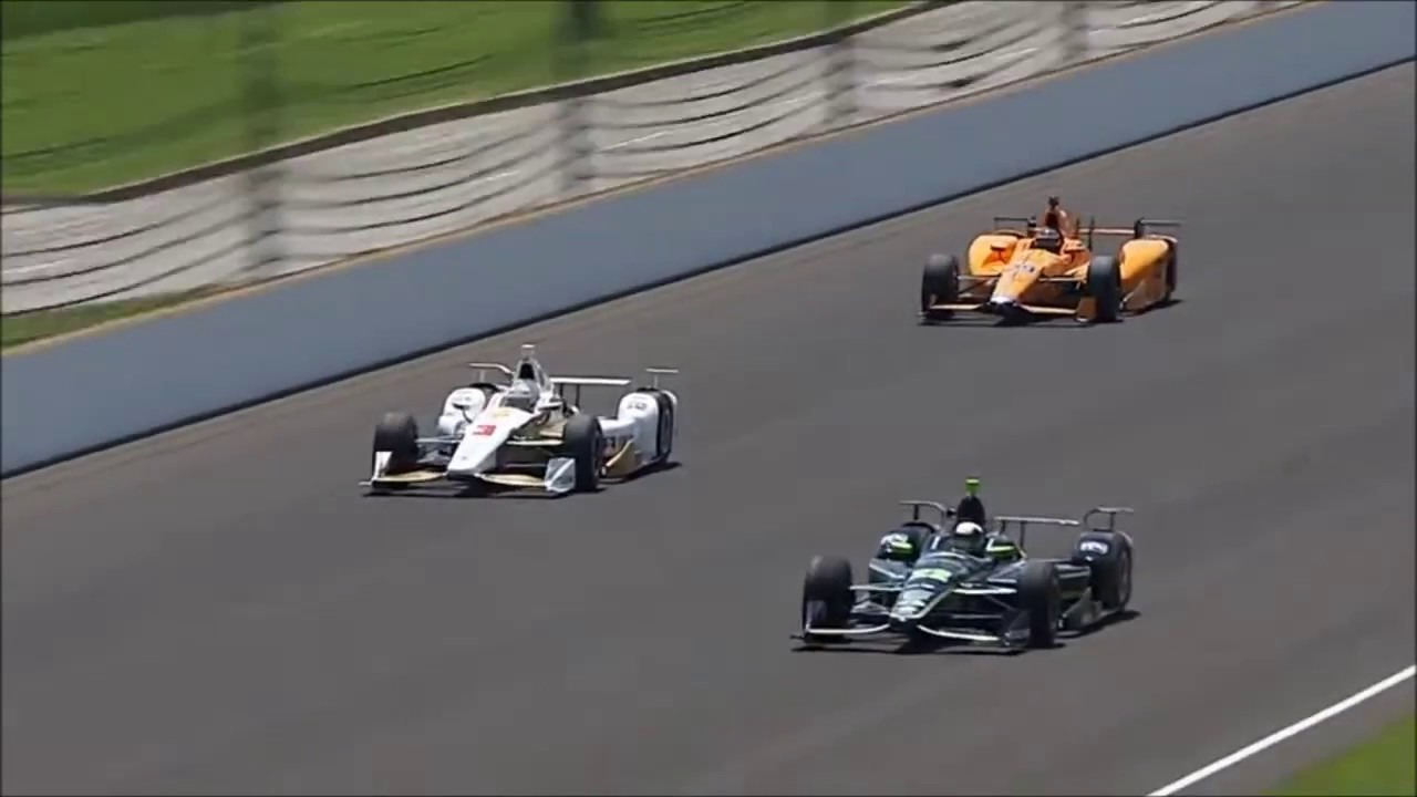 Fernando Alonso double Overtake Indy 500 - YouTube