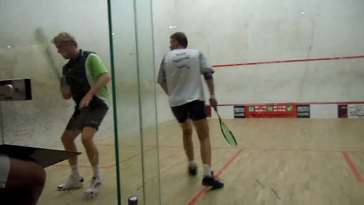 Squash Benoit Huwart -Cuvelier Squash 22 - partie 2 - YouTube