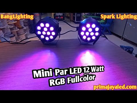 Mini Par LED 12 Watt RGB Fullcolor - YouTube