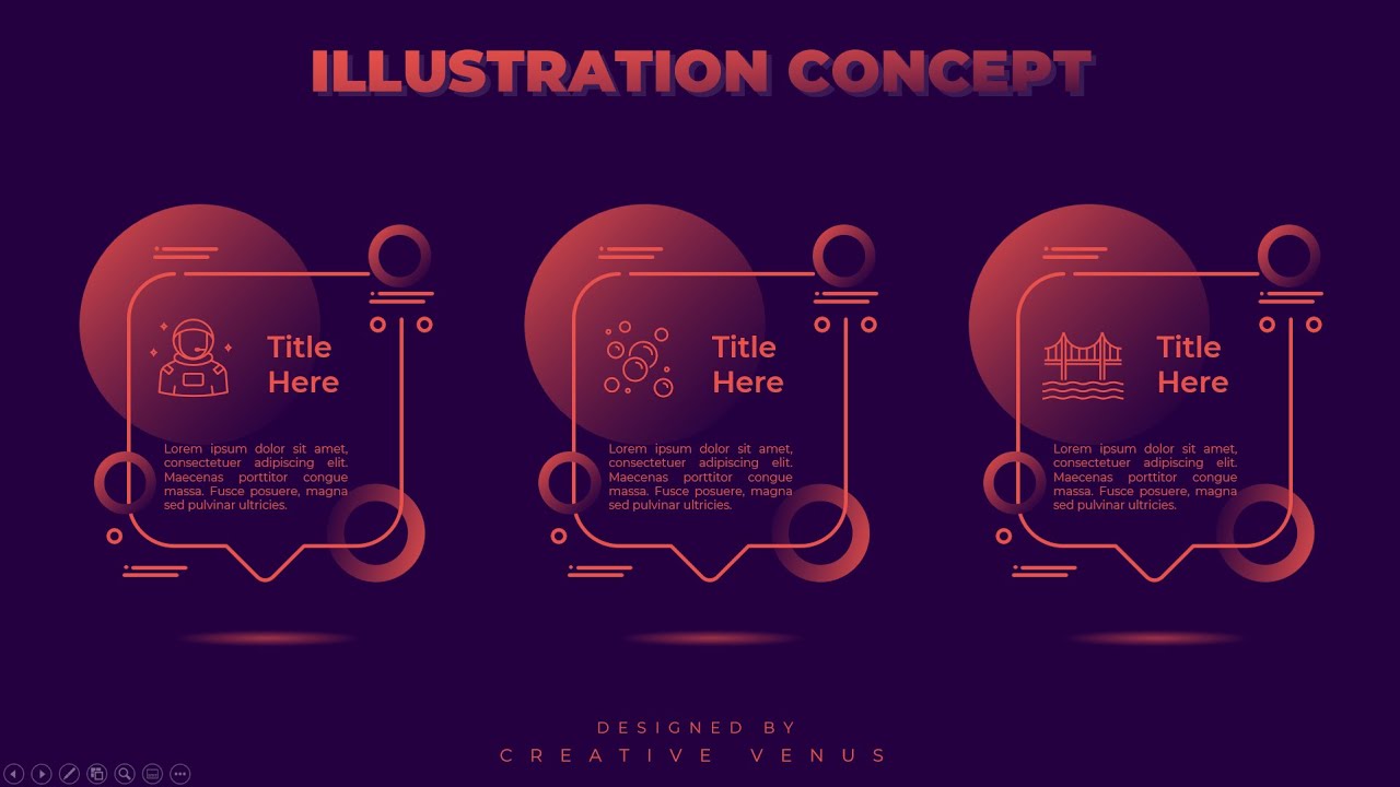 How to Design an Illustration Based Corporate Presentation Slide ...