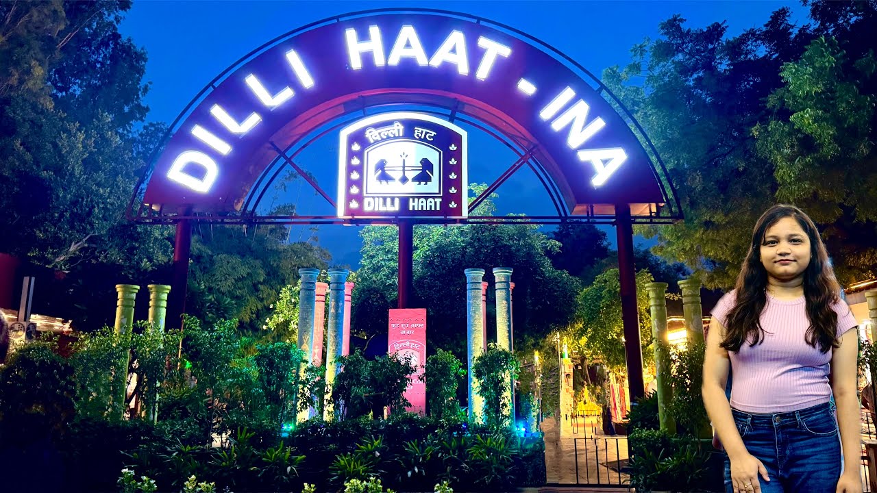 The Most Unique Marketplace in India | Dilli Haat INA - YouTube