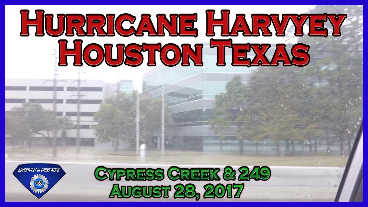 Hurricane Harvey, Spring Tx, 2017 - YouTube