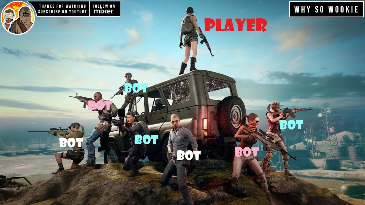 PUBG BEGINNERS GUIDE: HOW TO GET A MATCH WITH ALMOST ALL BOTS - YouTube