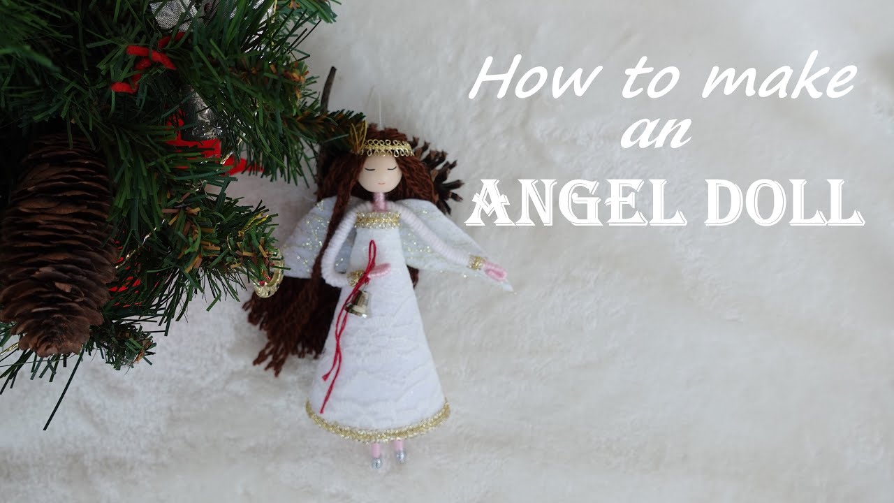 DIY | How To Make An Angel Doll | Búp Bê Thiên Thần 5 | Huong Harmon ...