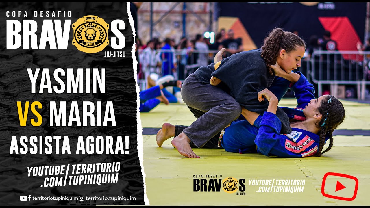Maria vs Yasmim - Copa Desafio Bravos JiuJitsu - YouTube