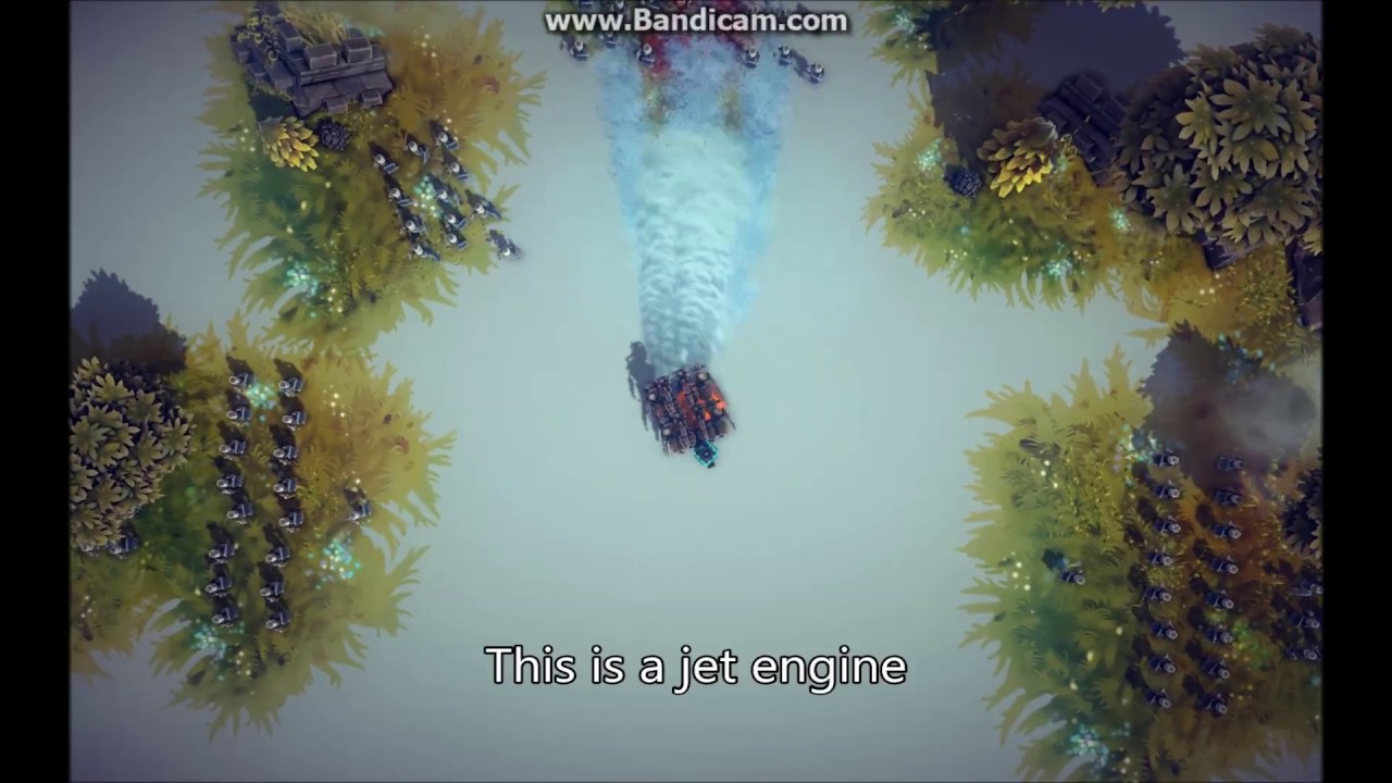 Besiege -- When jet engine is used as a weapon - YouTube