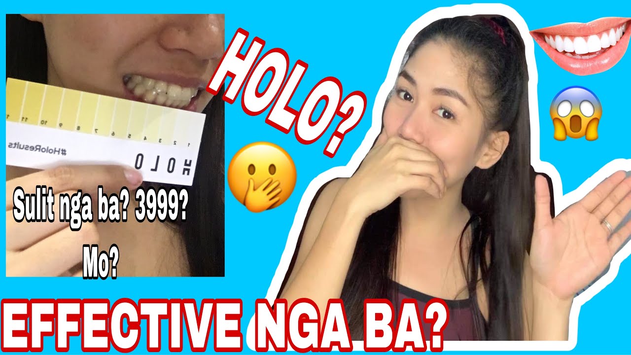 HOLO TEETH WHITENING REVIEW | EFFECTIVE? | KINGVLOG - YouTube