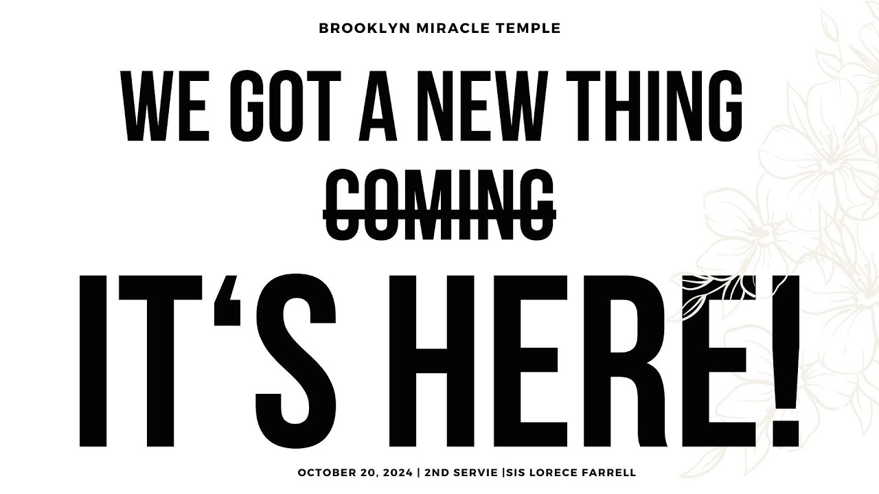 WE GOT A NEW THING IT'S HERE |OCTOBER 20, 2024 | LADIES OF LOVE ...