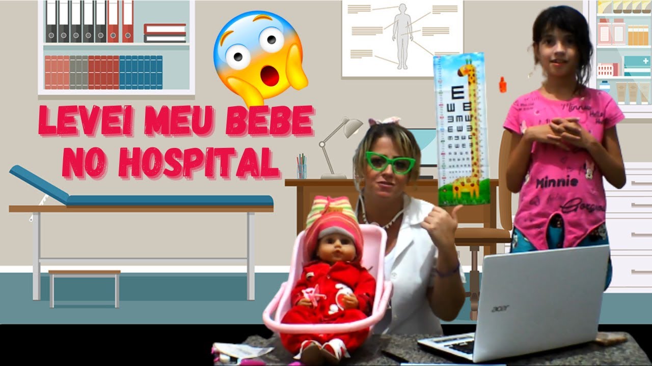 levei meu bebe no médico, ela chorou? - YouTube