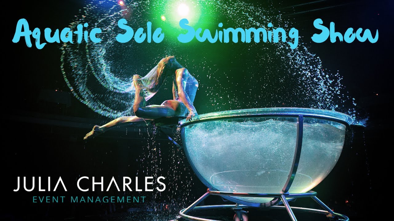 Aquatic Solo Swimming Show | Bespoke Swimming Displays - YouTube