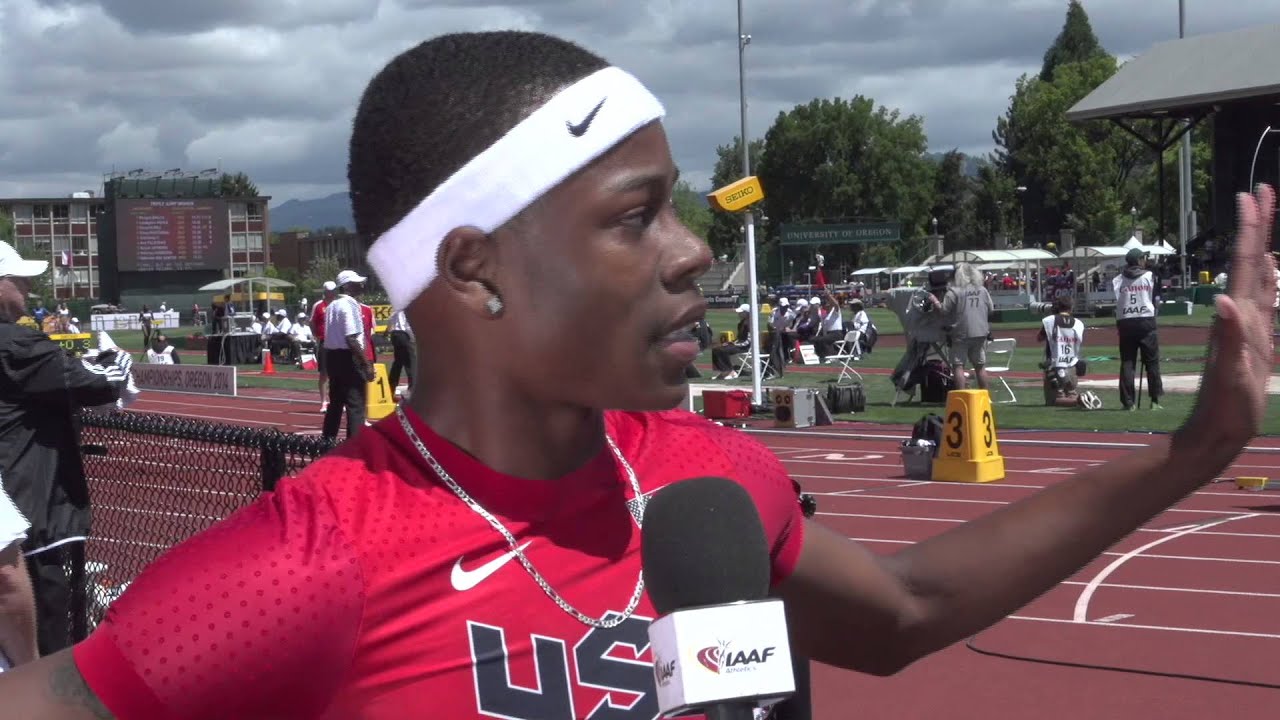 IAAF World Junior Championships 2014 - Tim Holmes USA 400m Hurdles Semi ...