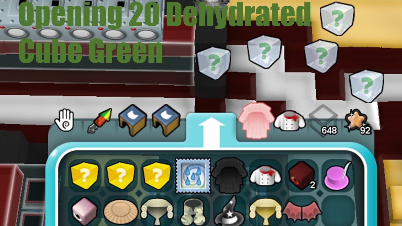 Cubic Castles - Opening 20 Dehydrated Cube Green - YouTube