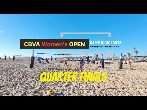 CBVA Women's Open Quarter Finals | Adishian/Lau vs. Jasmin/Brisa ...