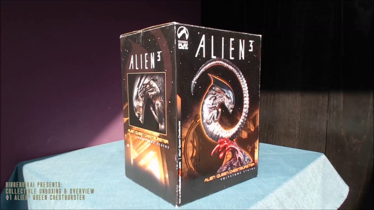 Alien 3 Queen Chestburster Palisades Polystone Statue - Unboxing ...
