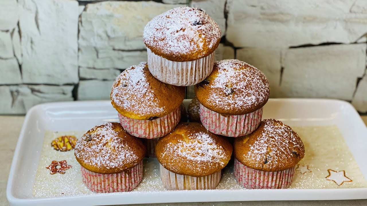 Schoko Muffins/Шоколадные маффины - YouTube