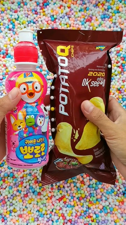 mencari dan menemukan jajanan paldo pororo, potatoq di dalam kardus #huntingjajan #jajanan # ...
