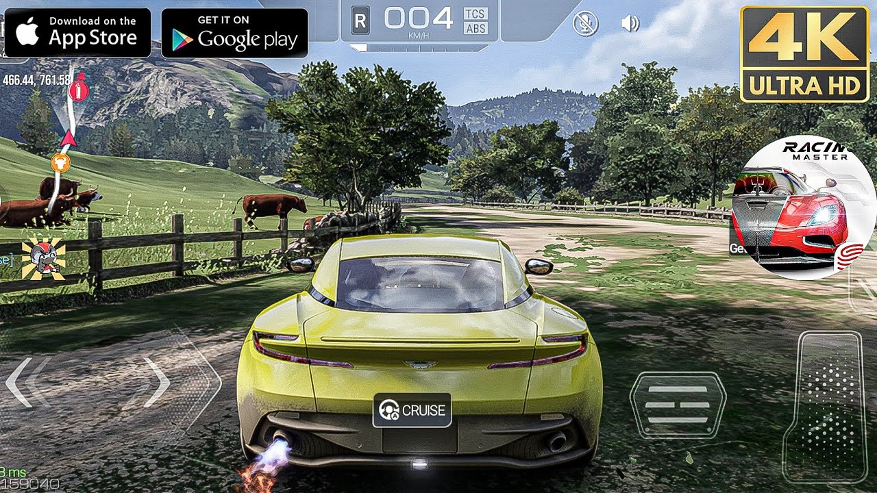 RACING MASTER GAMEPLAY 4K 60FPS MAX GRAPHICS | ASTON MARTIN 💀 - YouTube