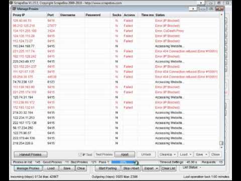 Harvesting proxies using scrapebox - YouTube