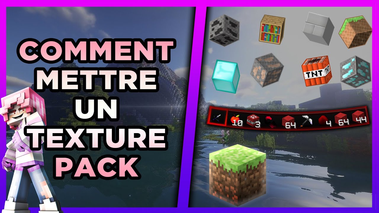COMMENT METTRE UN PACK DE TEXTURE SUR MINECRAFT EN 2022 ? - YouTube