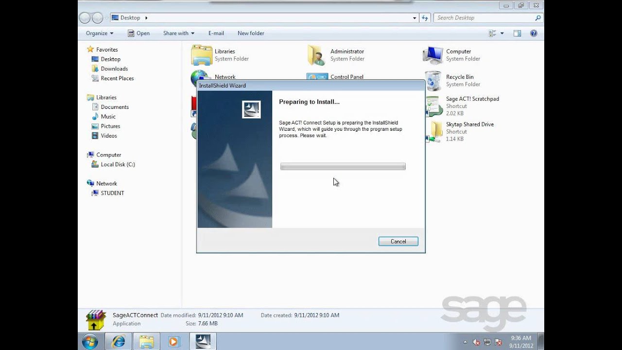Getting Started: Sage ACT! Connect: Installing the PC Client - YouTube