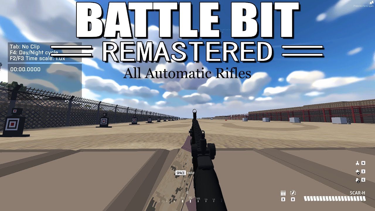 Battlebit remastered beta all Automatic Rifles - YouTube