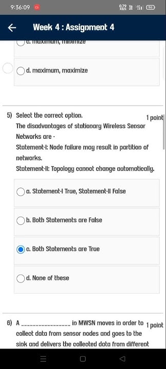 Introduction To Internet Of Things week 4 assignment 4 #nptel #assignment #trending - YouTube