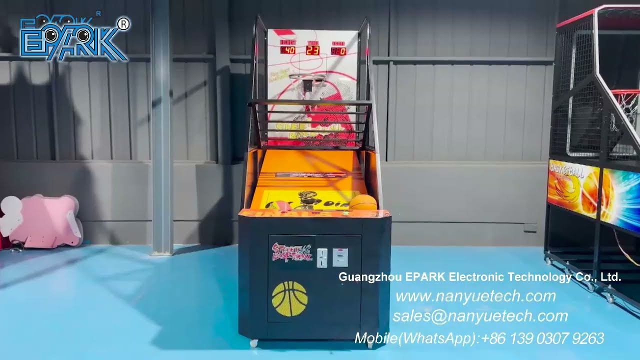 EPARK Normal Basketball Machine Indoor Arcade Basketball Coin Operated ...