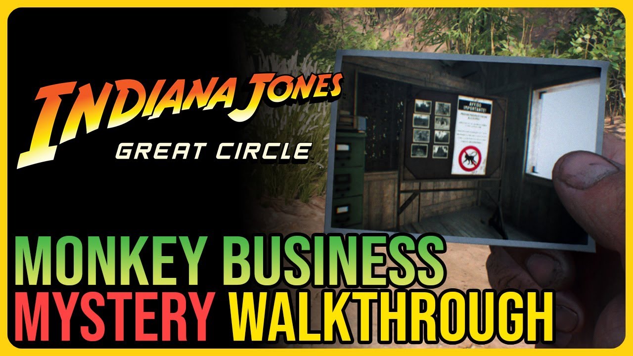 Monkey Business Indiana Jones and the Great Circle - YouTube