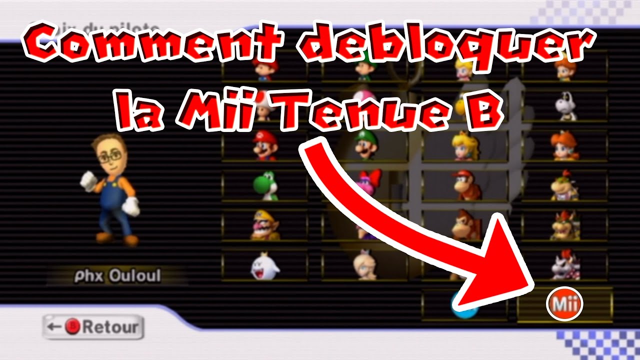 Comment débloquer la Mii Tenue B ! - YouTube