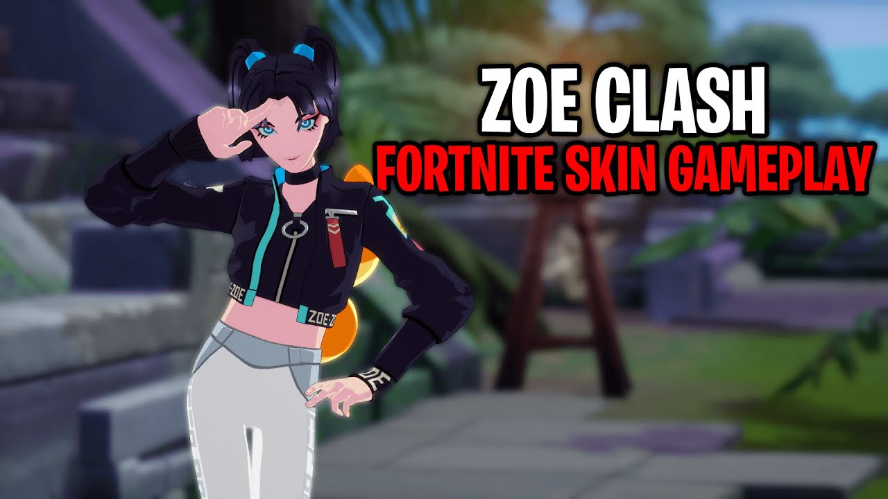 Fortnite "ZOE CLASH" SKIN GAMEPLAY!... (Next Starter Pack) - YouTube