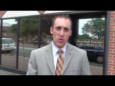 Evan Bloom Visits Mental Health Association of Nassau County - YouTube